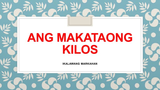 ESP Module 5 Presentation GRADE 10 Ikalawang Markahan | PPTX