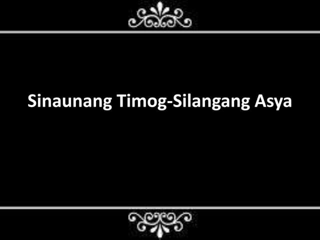 Timog silangang asya | PPT