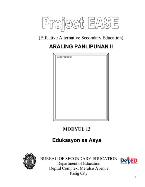 Mga Programa ng Pamahalaan para sa Pagkakapantay-pantay sa Edukasyon | PPTX