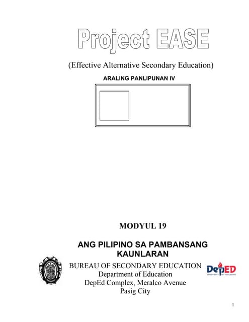 Modyul 10 bourgeoisie, merkantelismo at monarkiyang nasyona | PDF