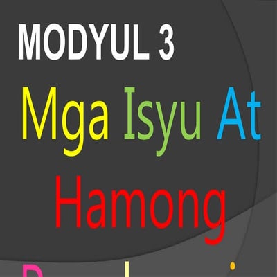 Modyul 3. Pre-Test.pptx