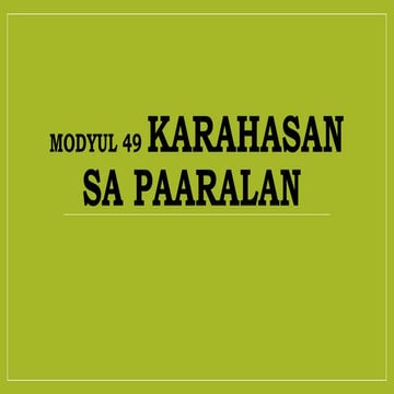 Pambubulas / bullying | PPT