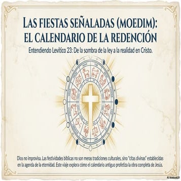 Las fiestas señaladas (Moedim): El calendario de la redención | PDF