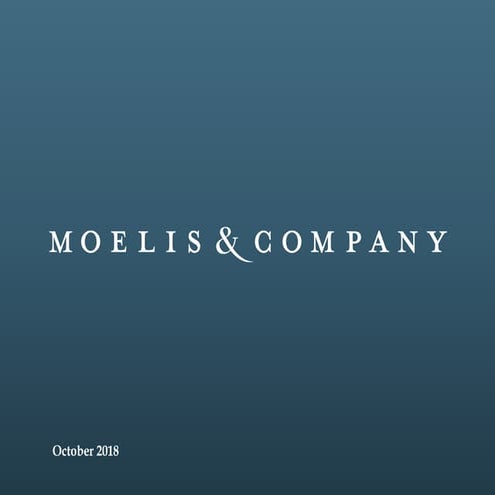 Moelis Company - Q3 Investor Presentation | PDF