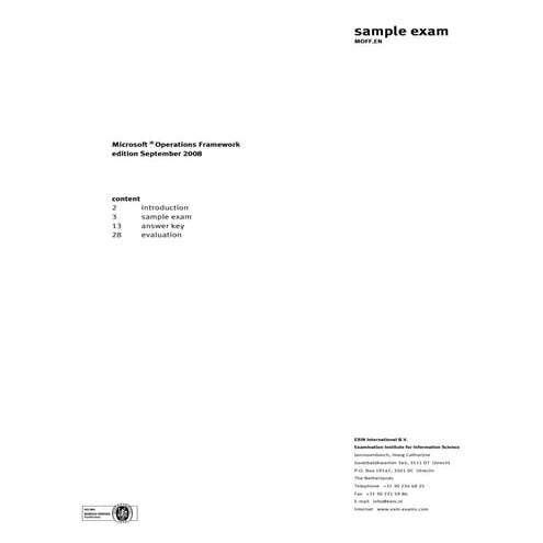 Simulado para a certificação MOF | PDF