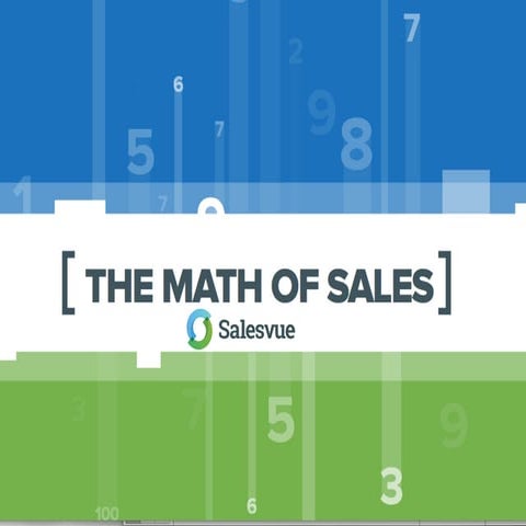 Math of Sales: Your Formula for Sales Success | PPT