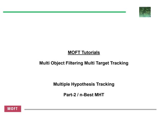 Mht Multi Hypothesis Tracking Part2 Pdf
