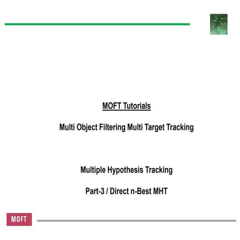 Mht Multi Hypothesis Tracking Part3 Pdf Physics Science