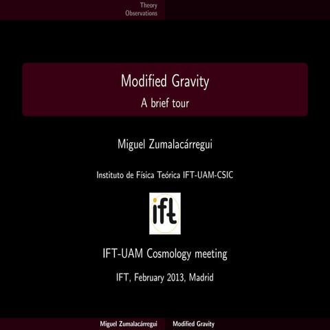Modified Gravity A Brief Tour Pdf
