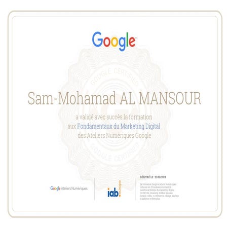 Google Digital Workshop | PPT