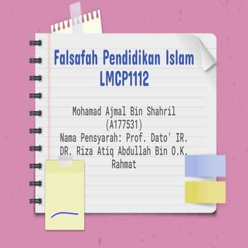 Mohamad Ajmal Bin Shahril (Falsafah Islam).pptx