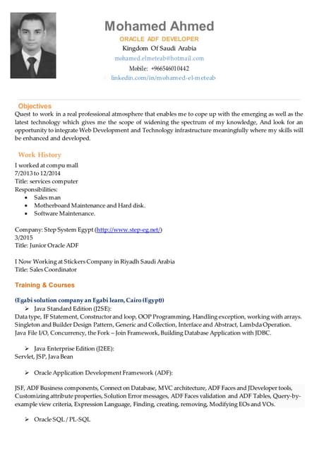 Mohamed Kamal CV | DOCX