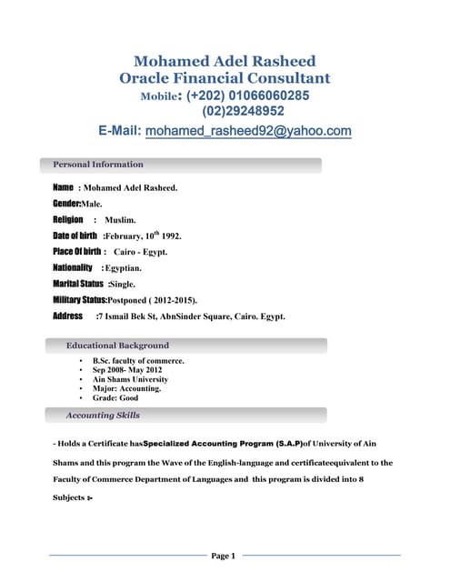 Nihal Al Said resume | PDF