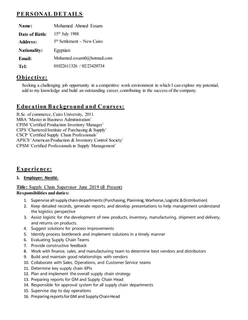 Samar CV | DOCX