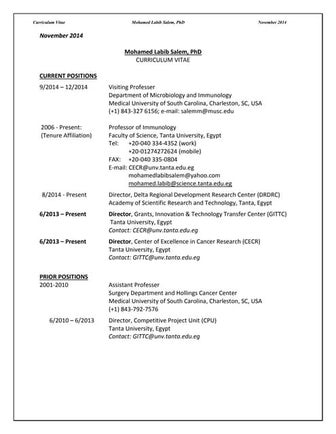 Zaky-Curriculum Vitae, 2015 | PDF