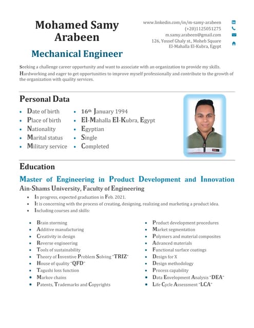 Resume Design- Sahil Rangooni | PDF