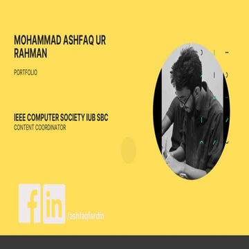 Mohammad Ashfaq Ur Rahman | PPT