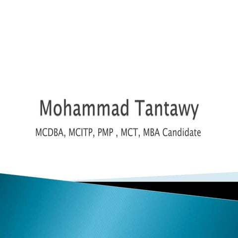Mohammad tantawy | PPTX