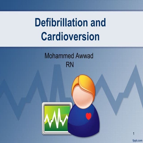 defibrillation and cardioversion | PPT