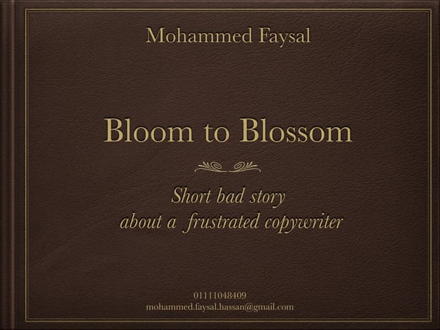 Mohammed faysal portfolio | PPT Mohammed faysal portfolio | PPT