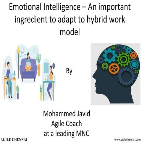 Agile Chennai 2022 Mohammed Javid Emotional Intelligence An