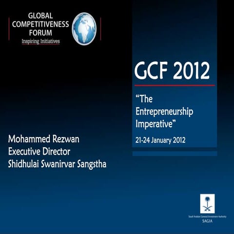 Mohammed Rezwan, GCF2012 presentation | PDF