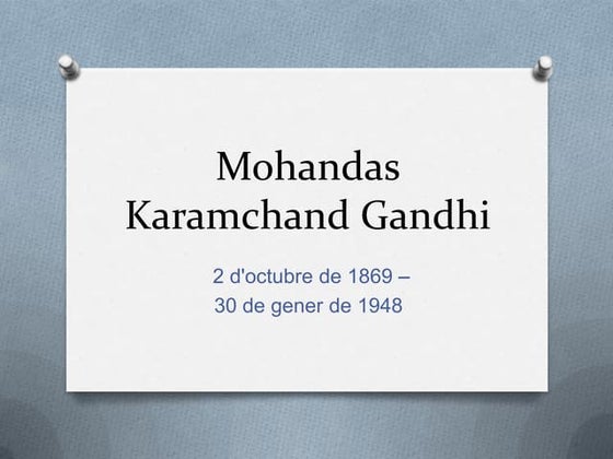 Mahatma Gandhi | PPT