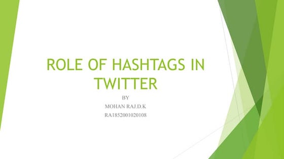 Twitter guide outline | PDF