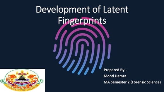 Fingerprints | PPT