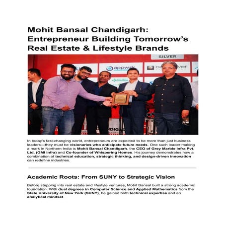 Mohit Bansal Chandigarh_ Entrepreneur Building Tomorrow’s Real Estate & Lifestyle Brands.pdf