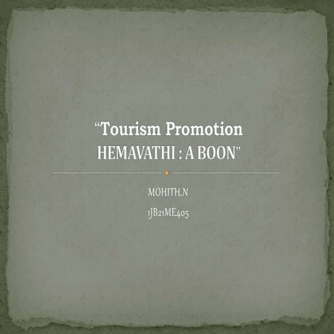 Actiivty Presentation On Hemavathi River | PPTX | Hinduism | Religion & Spirituality