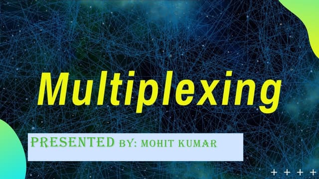 Multiplexing | PDF