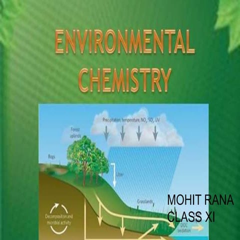 Environmental chemistry | PPT