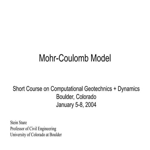 Mohr Coulomb Model.ppt