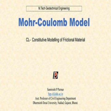 Mohr Coulomb Model.ppt