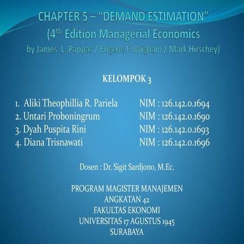 Pertemuan 5 Penaksiran Fungsi Permintaan.ppt