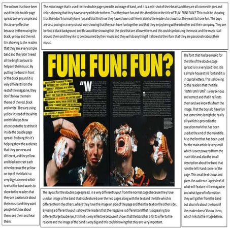 MOJO Magazine Double-Page Spread Analysis | DOCX