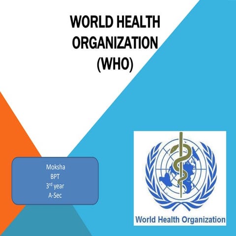 WHO ppt. | PPTX