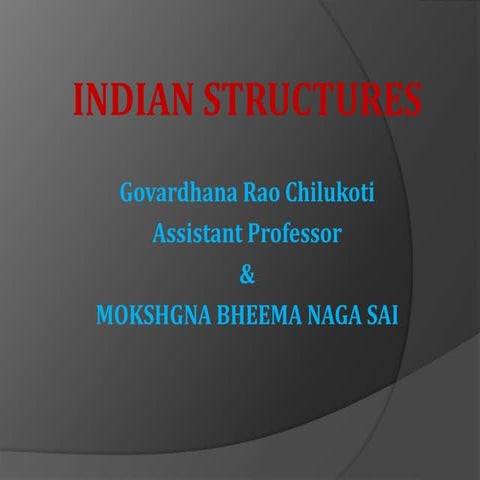 Indian structures | PPT