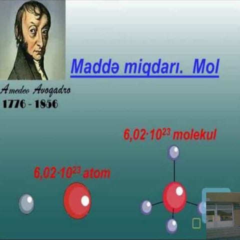 Mol.molyar kütlə | PPTX