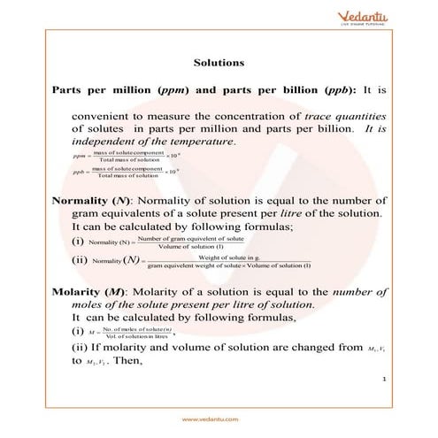 Notes on Biochemical Calculations-Molarity,Normality,ppm.pdf