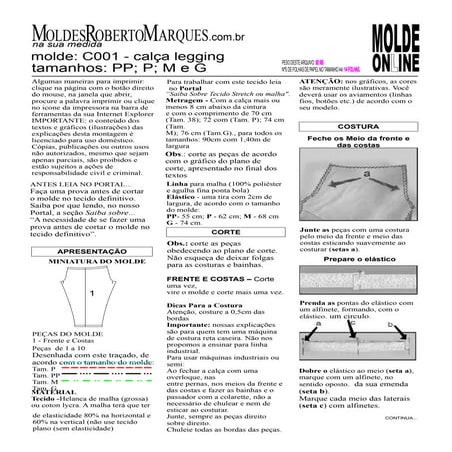 Molde de biquini | PDF
