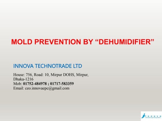 Mold prevention in garments.ppt | Indoor Environmental Quality | Home ...