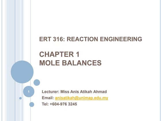 Semi batch reactor presentation for chemical engineering | PPT ...
