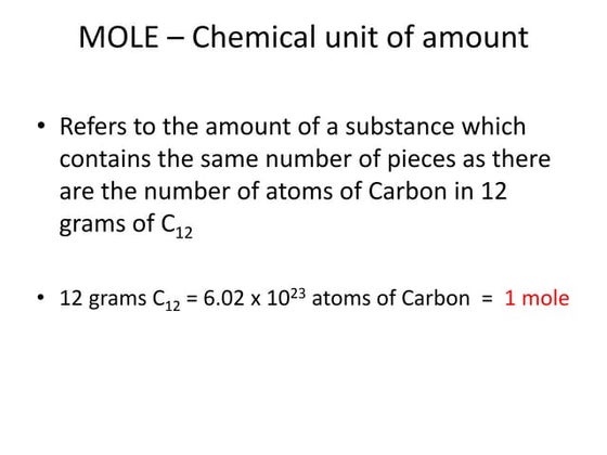 Moles and molar mass | PPTX | Chemistry | Science