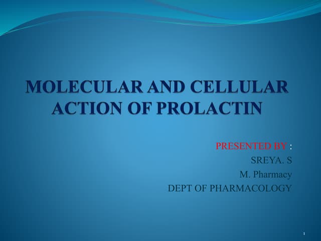 Prolactin | PPTX