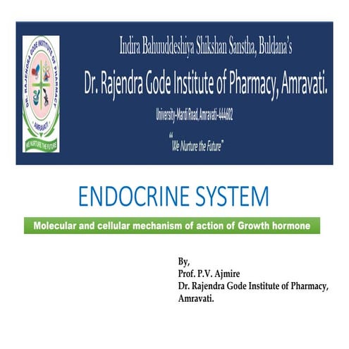 Molecular and cellular mechanism of action of Growth hormone.pdf