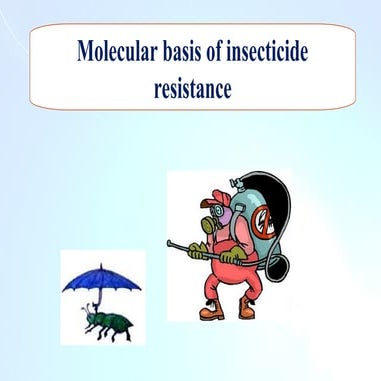 molecular basis if insecticide resistanse.ppt