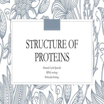 structure of protein pptx | PPTX