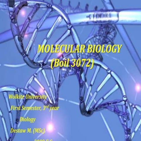 MolecularbiologyPpt.pptfgxhhhhhhhhhhhhhh | PPTX | Biological Sciences ...